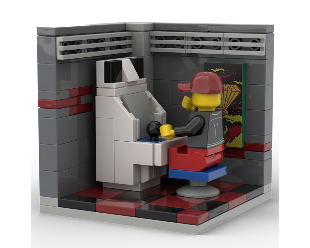 LEGO MOC Arcade "Candy Cab Blaster" Cabinet by Ptchnk | Rebrickable ...
