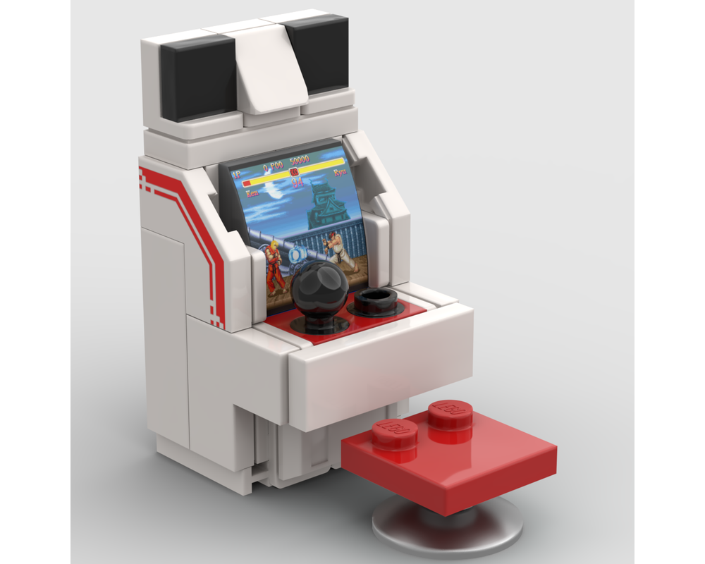 Lego Moc Arcade Candy Cab Blaster Cabinet By Ptchnk Rebrickable