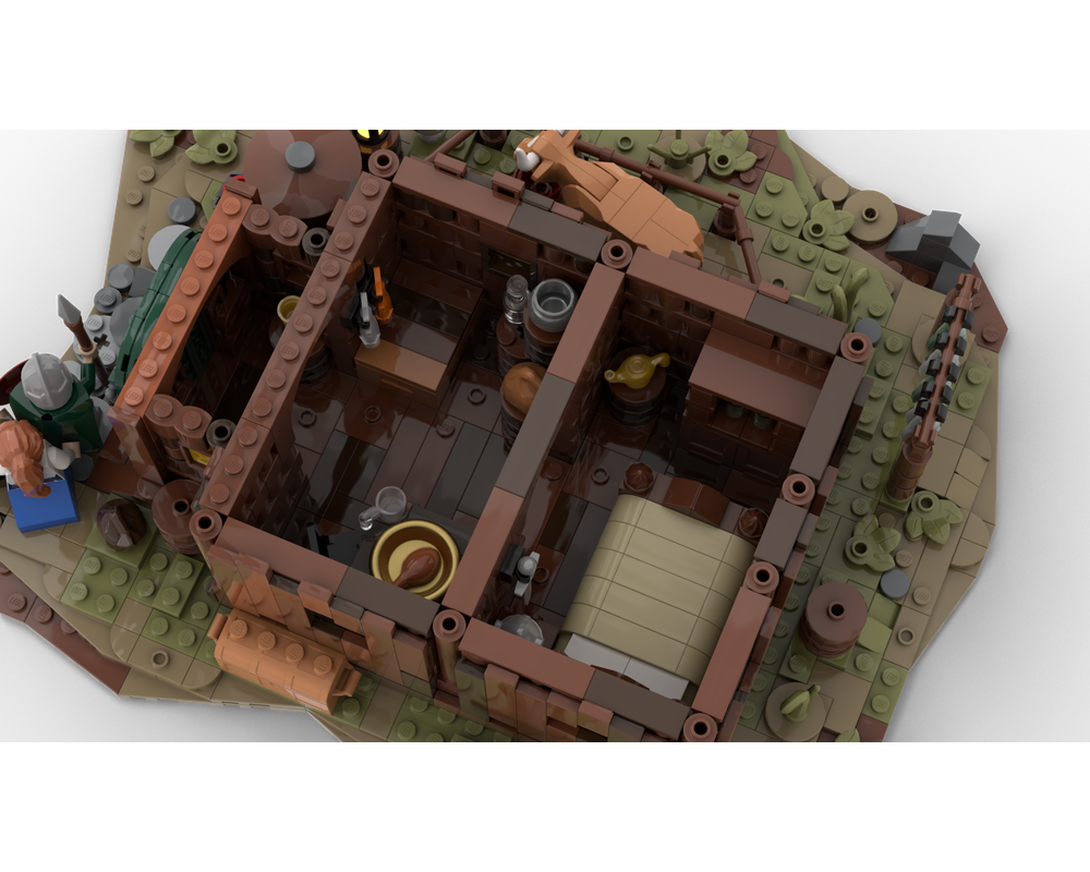 Lego Moc Rohan Warrior`s House By Legatoflegion Rebrickable Build