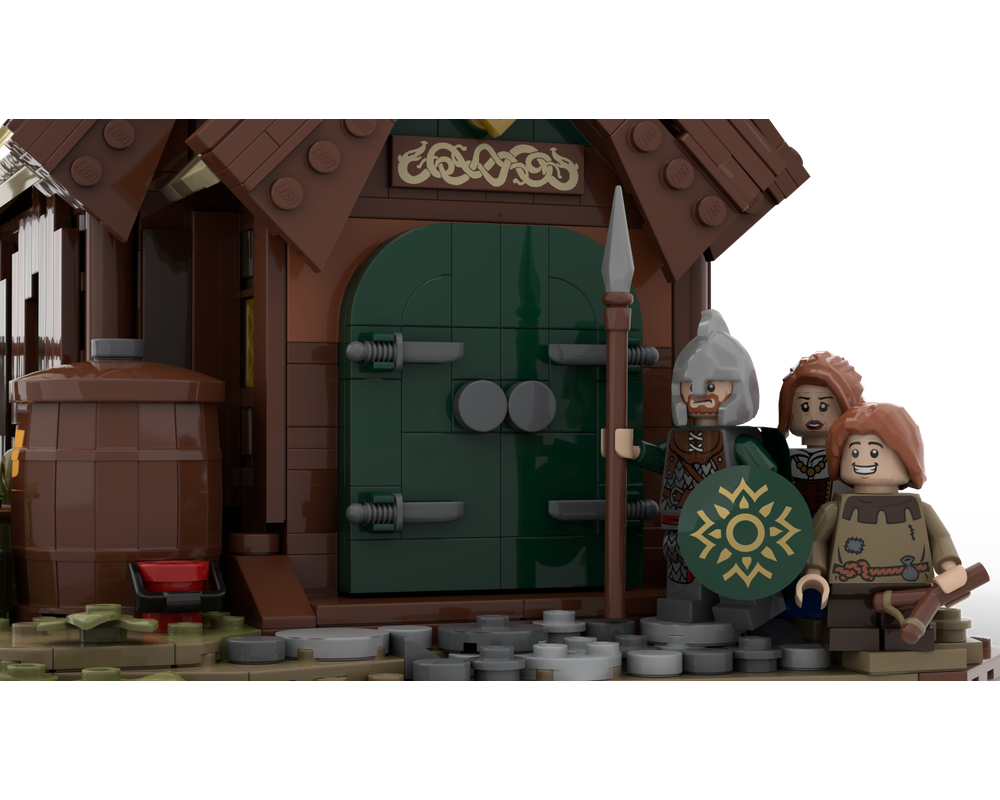Lego Moc Rohan Warrior`s House By Legatoflegion Rebrickable Build