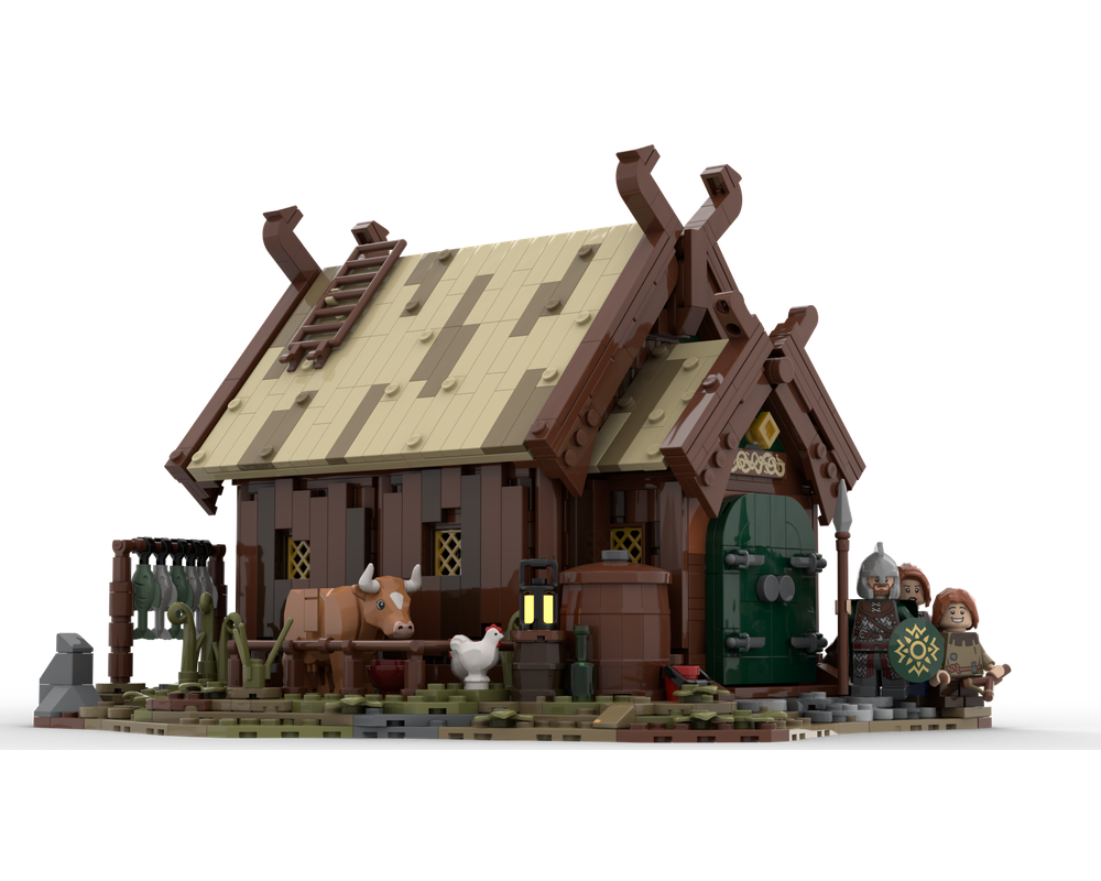 Lego Moc Rohan Warrior`s House By Legatoflegion Rebrickable Build