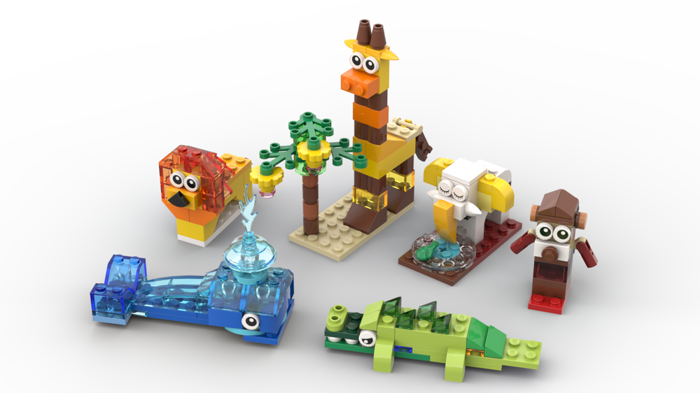 LEGO MOC 11013 African animals by Lenarex | Rebrickable - Build with LEGO