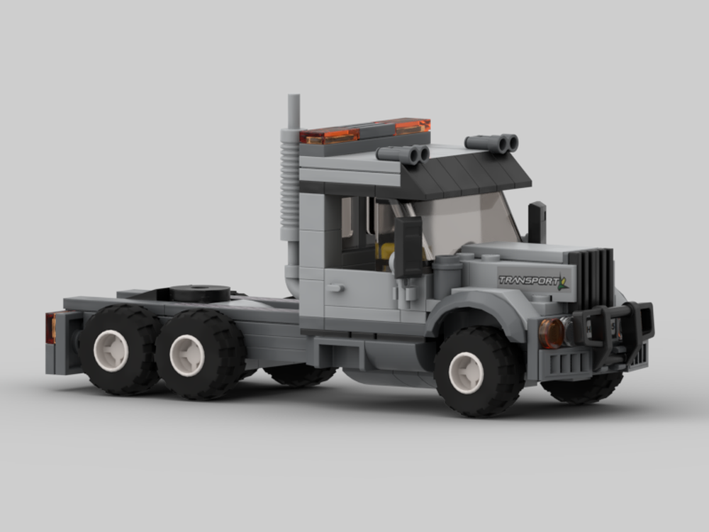Lego Moc Transport Truck And Dry Bulk Trailer By Haulingbricks