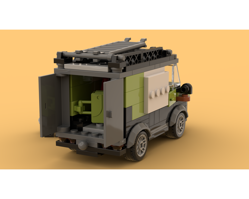 LEGO MOC HandyHanna Truck-Van WindowWasher by keesbuilds | Rebrickable ...