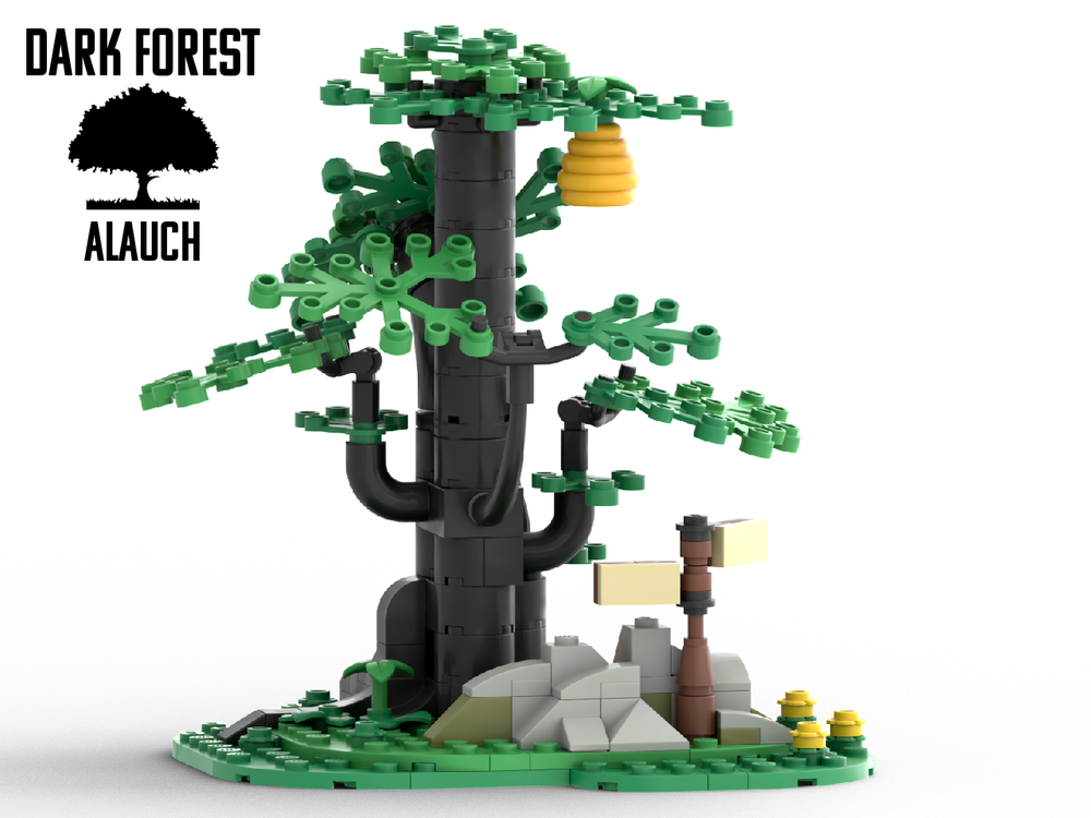 LEGO MOC Dark Forest - Large Tree by Alauch | Rebrickable - Build with LEGO