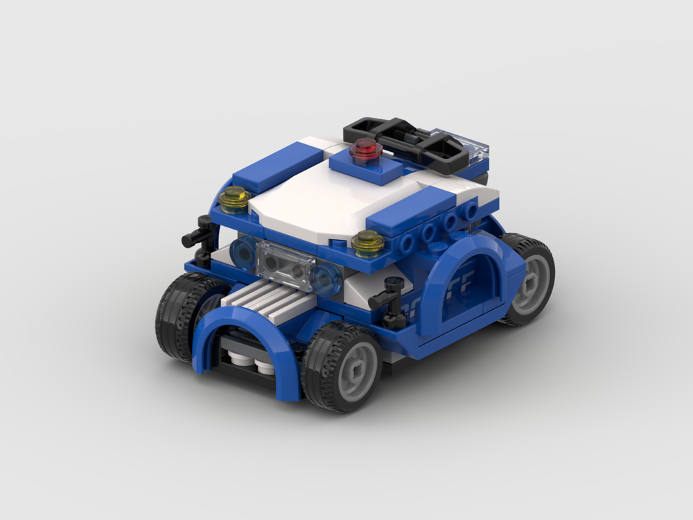 LEGO MOC Futuristic Police Car by deesot | Rebrickable - Build with LEGO