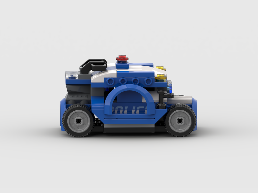 LEGO MOC Futuristic Police Car by deesot | Rebrickable - Build with LEGO