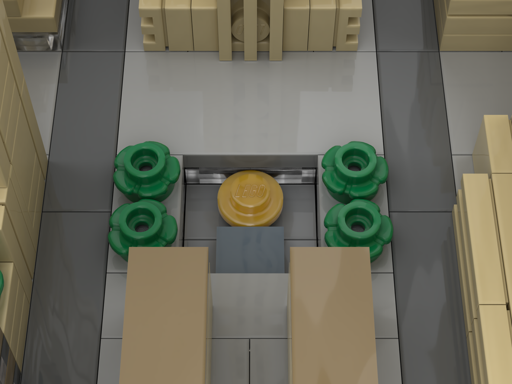 Lego Moc Rockefeller Center Nyc By Taters Rebrickable Build With Lego