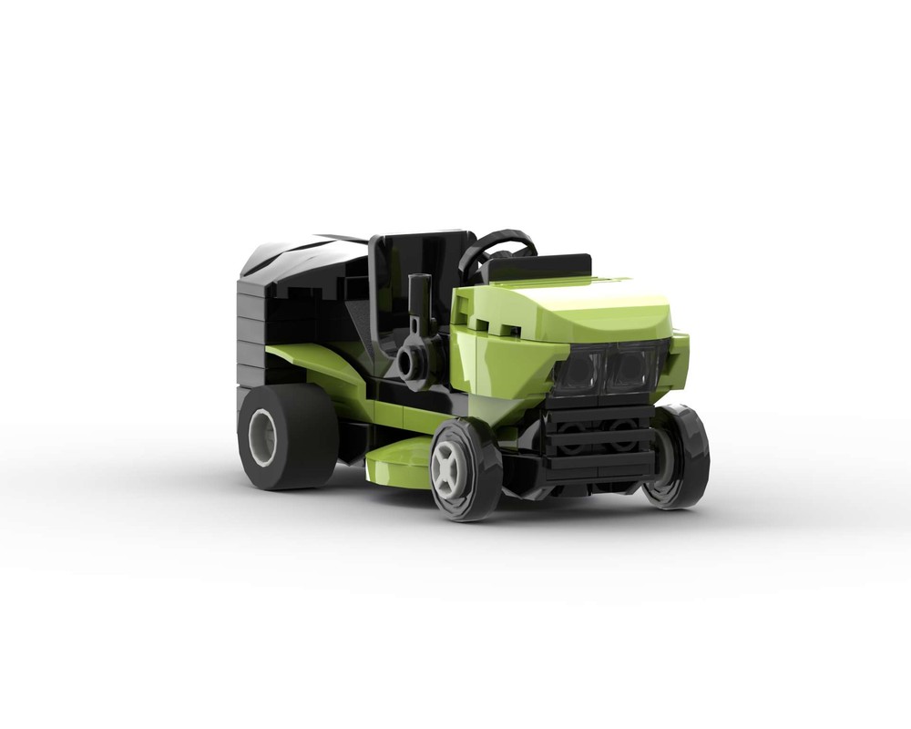 Lego Moc Lawn Tractor By Barsim70 Rebrickable Build With Lego