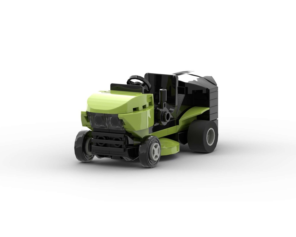 Lego Moc Lawn Tractor By Barsim70 Rebrickable Build With Lego