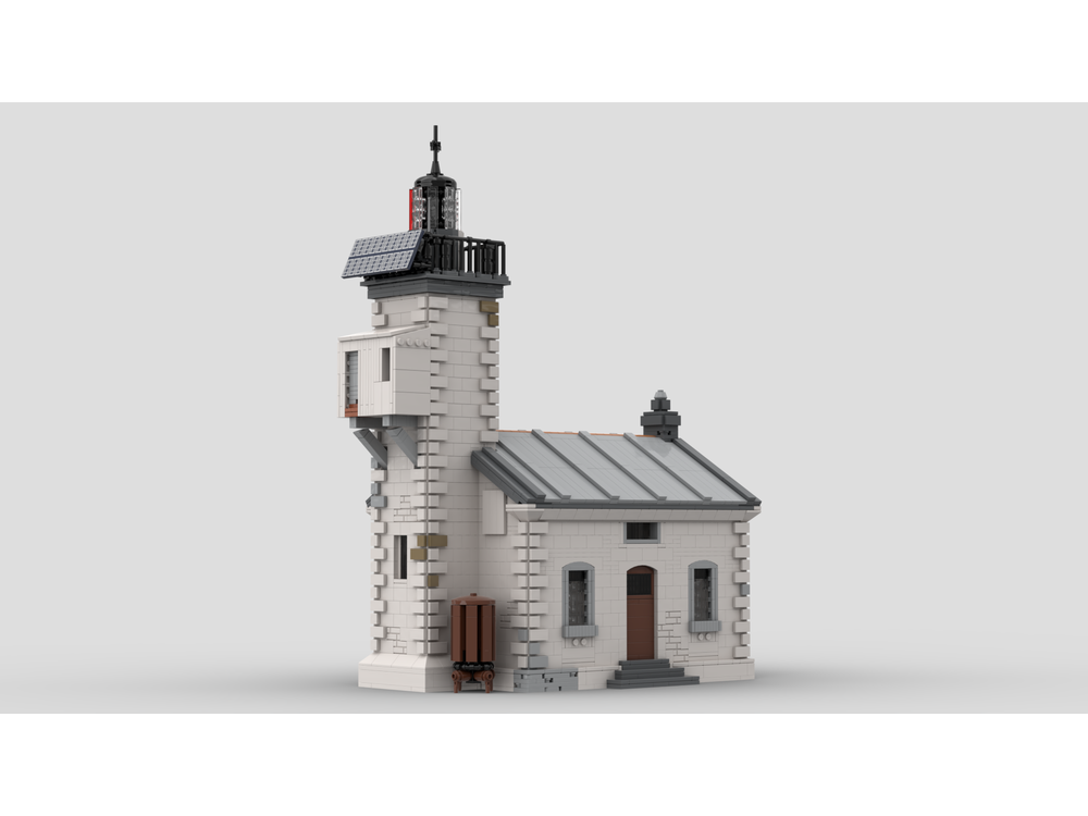 Lego Moc Tévennec Lighthouse By Fritesaufour Rebrickable Build With