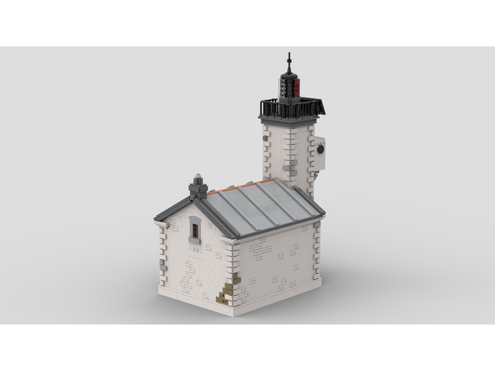 Lego Moc Tévennec Lighthouse By Fritesaufour Rebrickable Build With