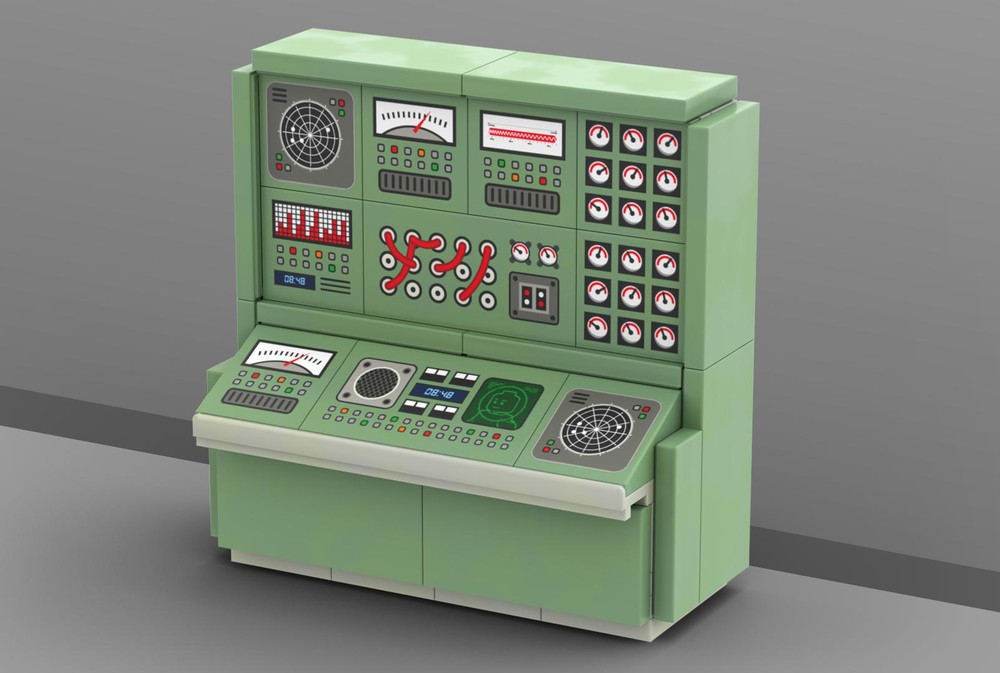 LEGO MOC Control Room by PriBri | Rebrickable - Build with LEGO