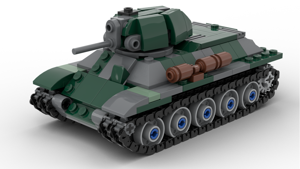 Lego Moc T34 1941 Variant Minifig Scale 142 By Qwinter Rebrickable