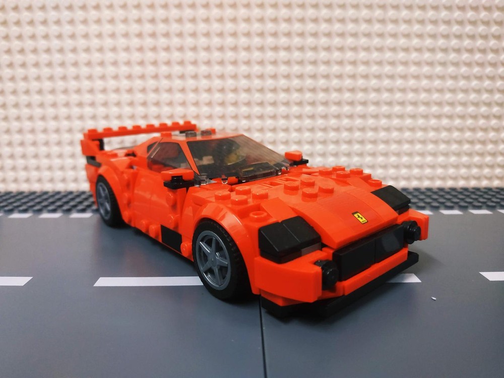 LEGO MOC 76895 Ferrari F40 by ARJBros | Rebrickable - Build with LEGO