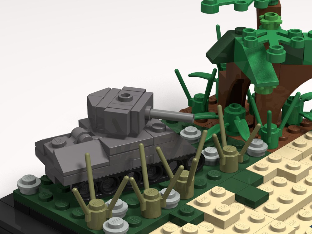 LEGO MOC Sherman in the Pacific by SupersoniqueBricks | Rebrickable ...