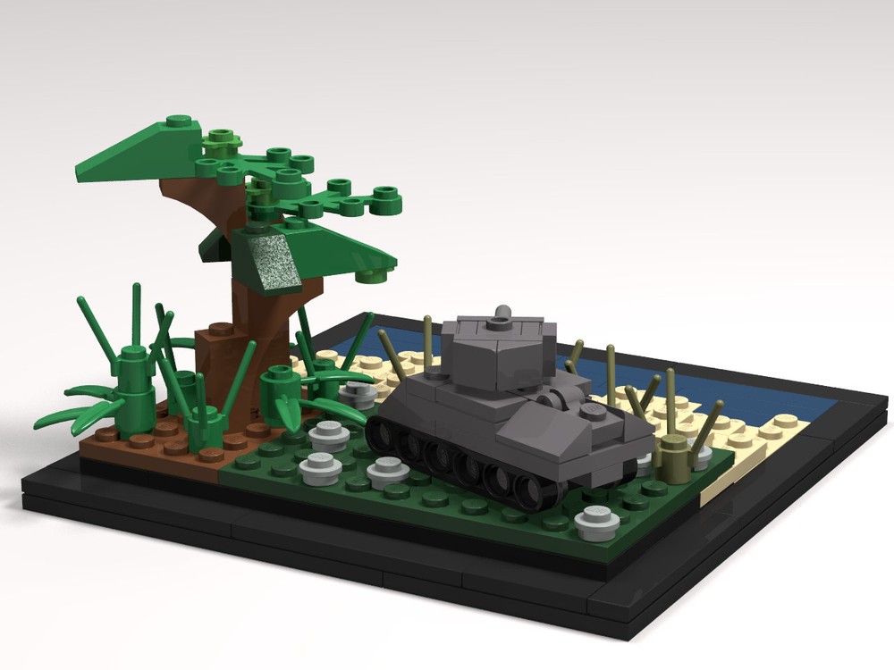 LEGO MOC Sherman in the Pacific by SupersoniqueBricks | Rebrickable ...