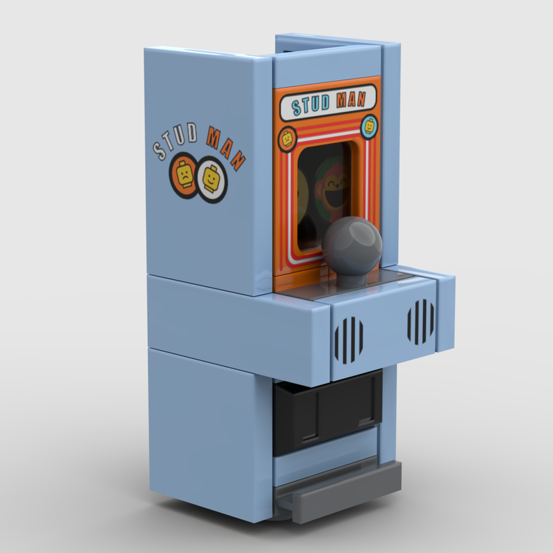 LEGO MOC 80's arcade cabinet by Ptchnk | Rebrickable - Build with LEGO