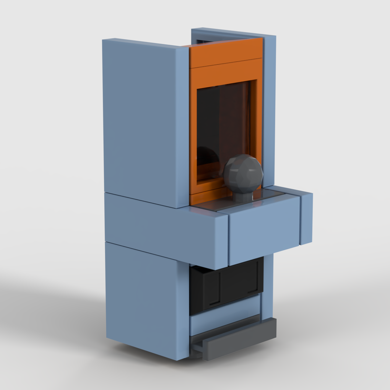 LEGO MOC-138196 80's arcade cabinet by Ptchnk | Rebrickable - Build ...
