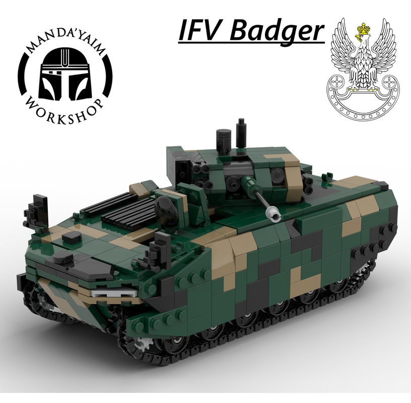LEGO MOC IFV Badger/ BWP Borsuk by kunegundak | Rebrickable - Build ...