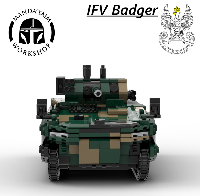 LEGO MOC IFV Badger/ BWP Borsuk by kunegundak | Rebrickable - Build ...