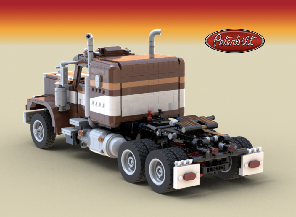 LEGO MOC Peterbilt 359 Semi Truck by Mani91 | Rebrickable - Build with LEGO
