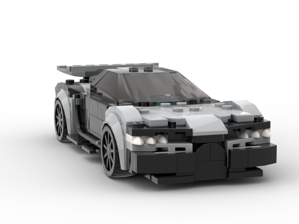 LEGO MOC (76909) Bugatti Chiron with detailed engine by HKLegoCar ...