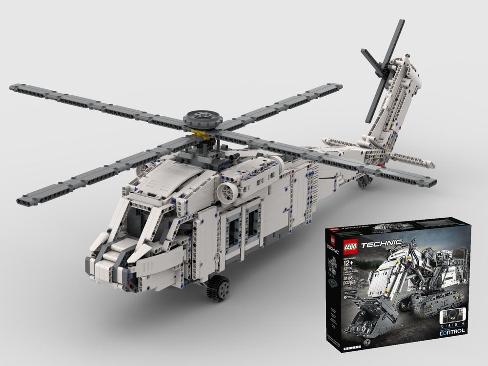 LEGO MOC 42100 Sikorsky UH-60 Black Hawk Helicopter by Dawid.Rylow ...