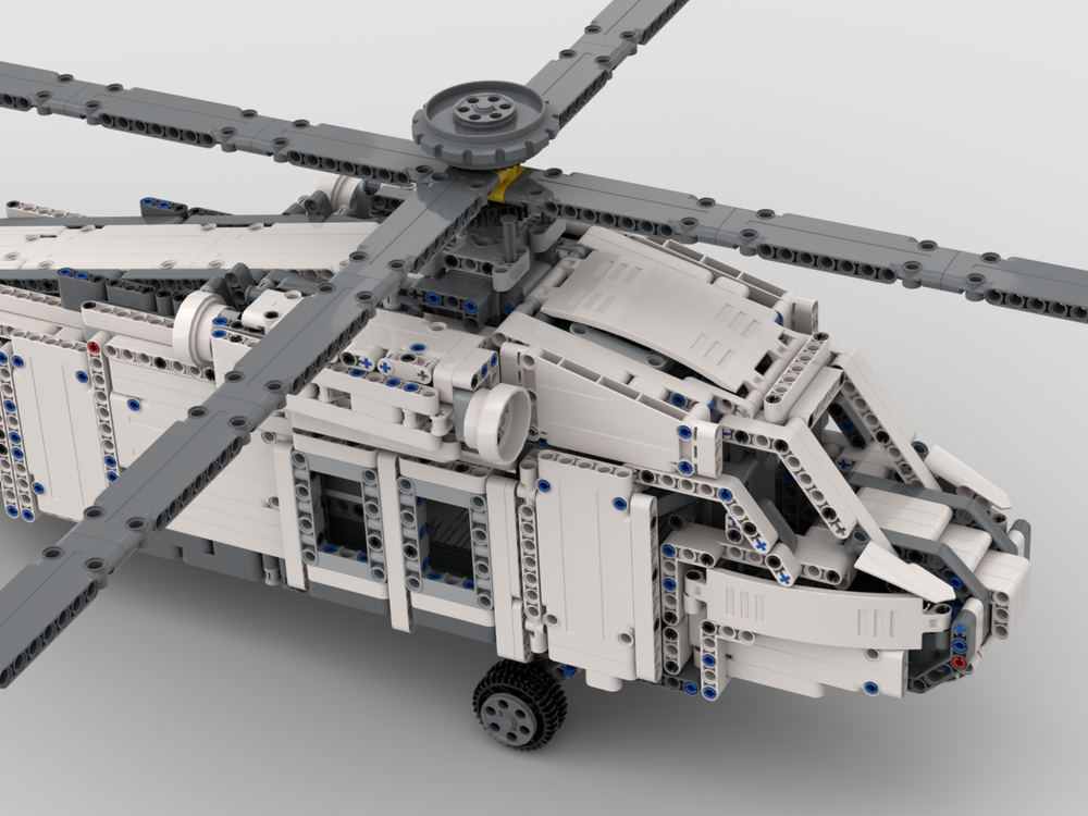 Lego Moc 42100 Sikorsky Uh 60 Black Hawk Helicopter By Dawidrylow