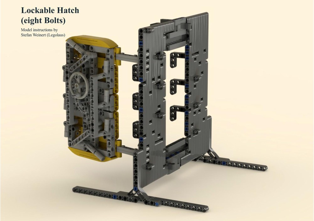 LEGO MOC Lockable Hatch (eight Bolts) by legolaus | Rebrickable - Build ...
