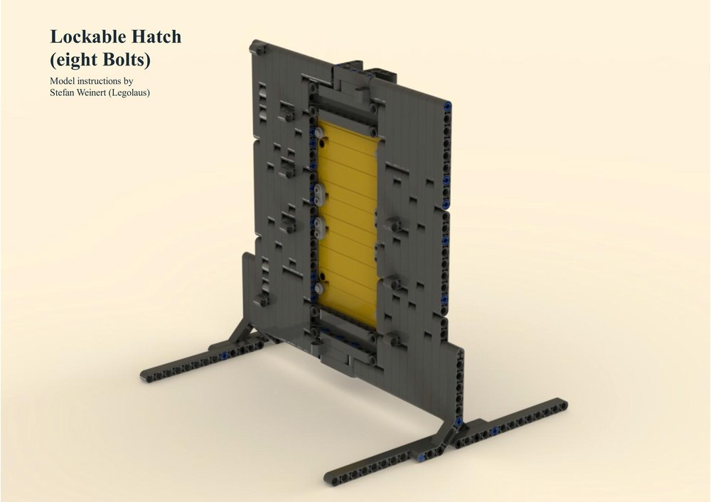 LEGO MOC Lockable Hatch (eight Bolts) by legolaus | Rebrickable - Build ...