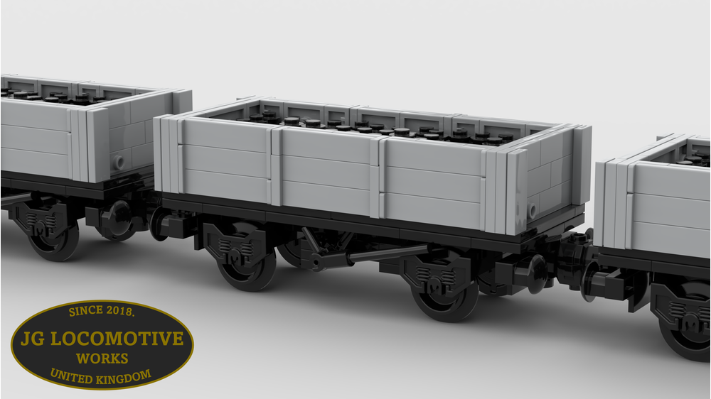 Lego Moc British Rail Mineral Wagon 7w By Jg Locomotive Works