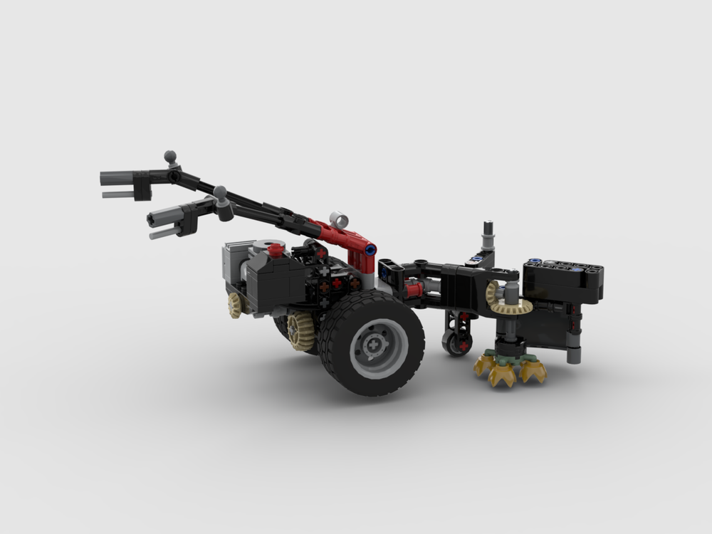 LEGO MOC Weed Brush for Single-Axle Tractors by Larsagri | Rebrickable ...