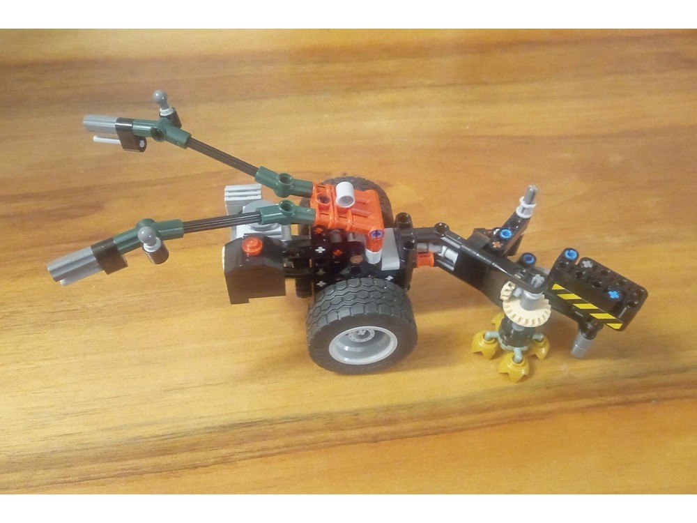LEGO MOC Weed Brush for Single-Axle Tractors by Larsagri | Rebrickable ...