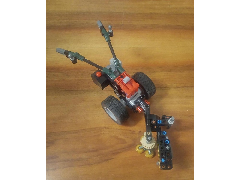 LEGO MOC Weed Brush for Single-Axle Tractors by Larsagri | Rebrickable ...