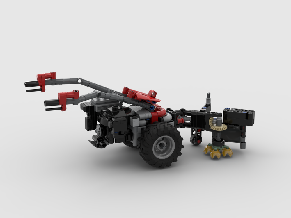 LEGO MOC Weed Brush for Single-Axle Tractors by Larsagri | Rebrickable ...