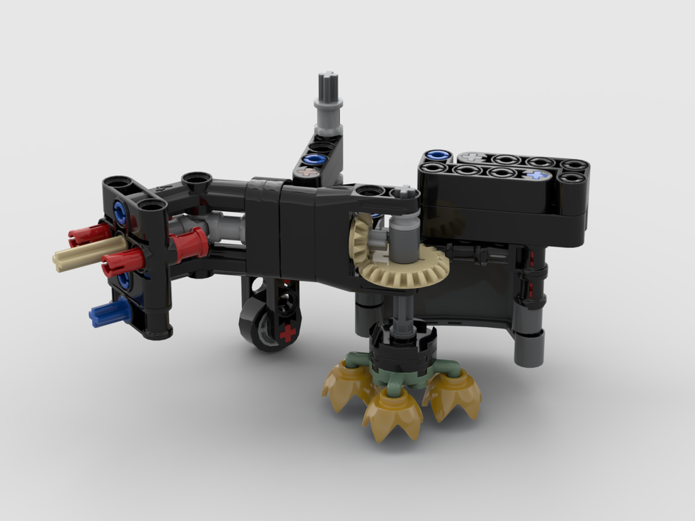 LEGO MOC Weed Brush for Single-Axle Tractors by Larsagri | Rebrickable ...
