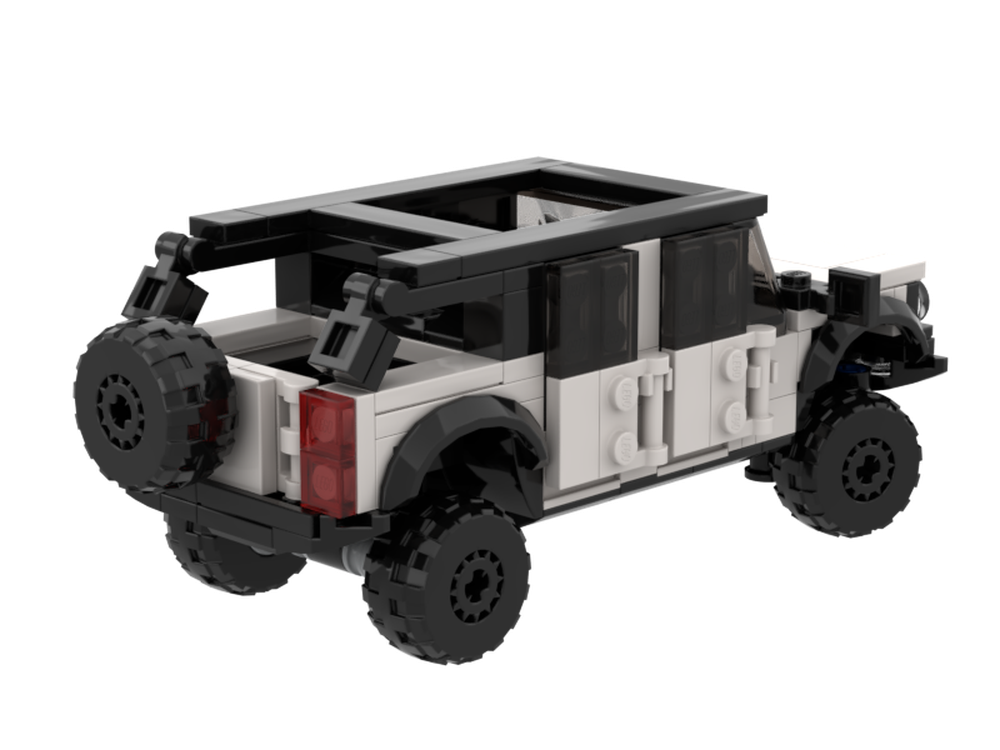 Lego Moc Bronco 4x4 By Somerslego Rebrickable Build With Lego