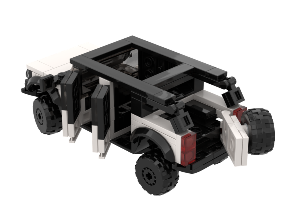 Lego Moc Bronco 4x4 By Somerslego Rebrickable Build With Lego