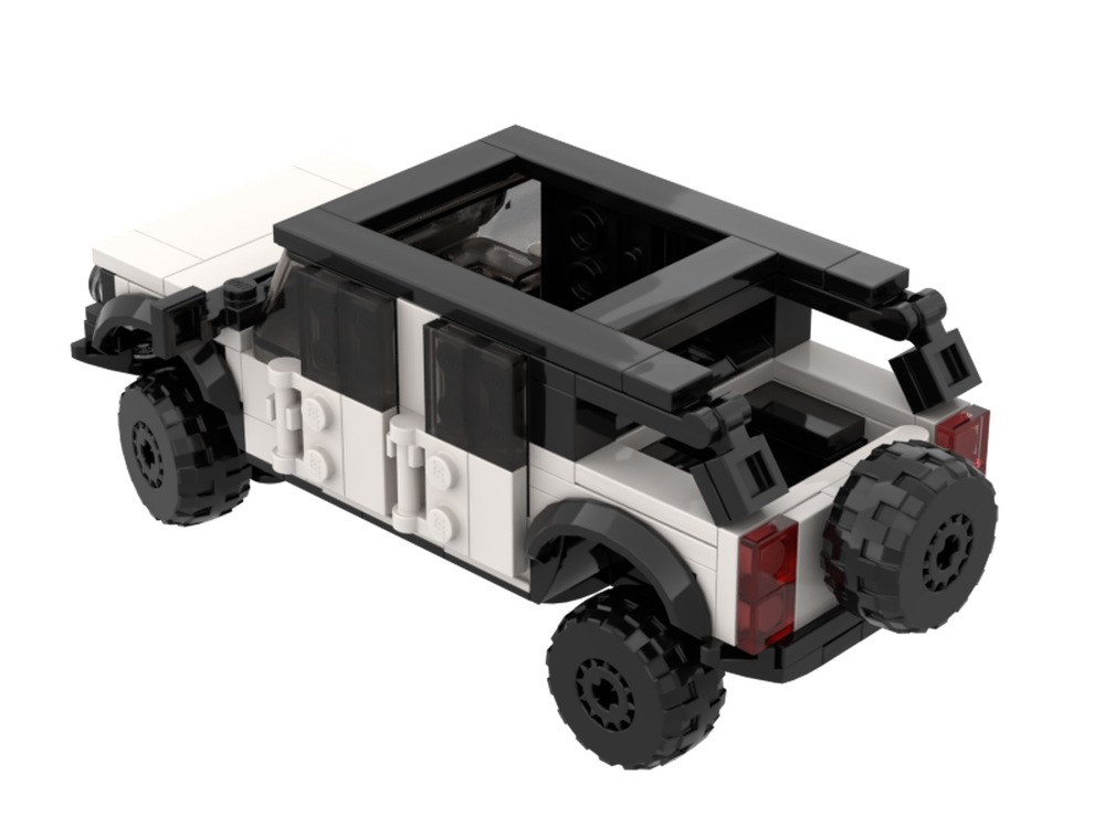 Lego Moc Bronco 4x4 By Somerslego Rebrickable Build With Lego