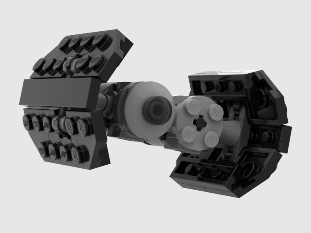 LEGO MOC micro scale TIE bomber by Lego_things_and_stuff | Rebrickable ...