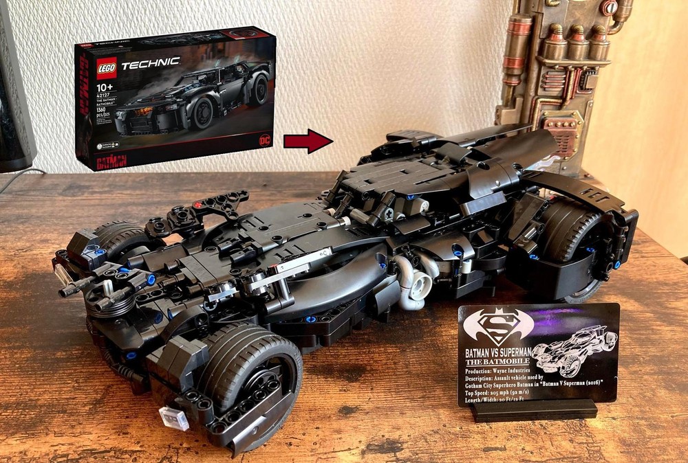 LEGO MOC Technic BvS Batmobile by CreationCaravan (Brad Barber ...