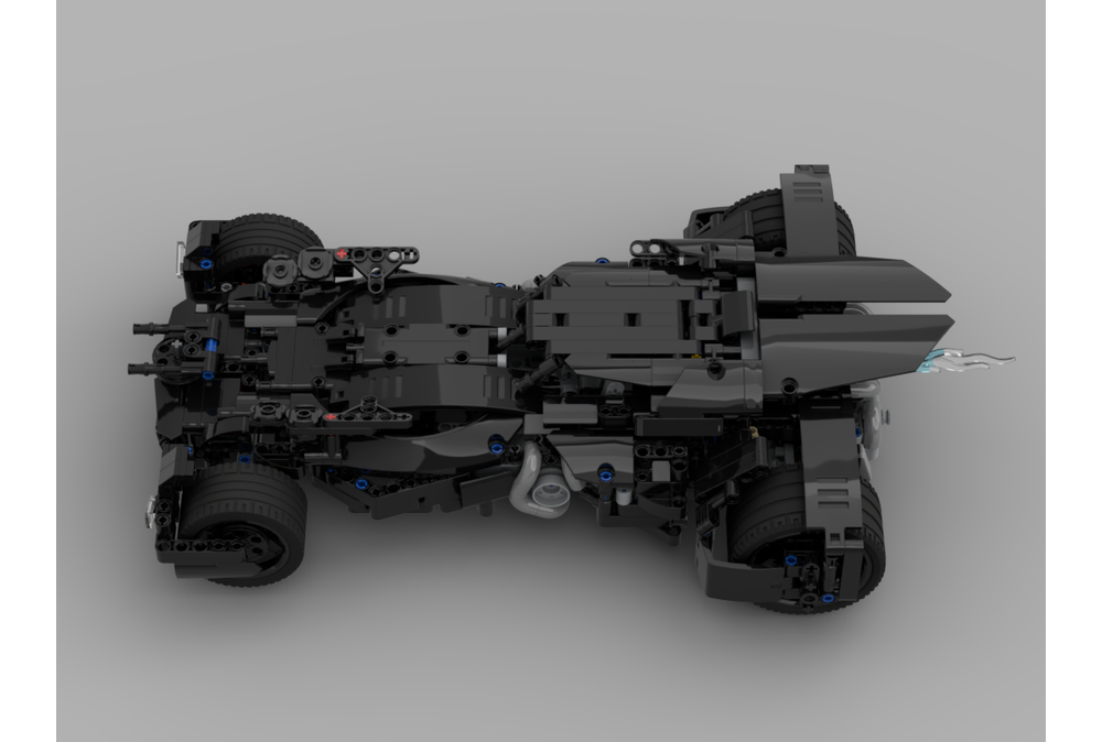 Lego Moc Technic Bvs Batmobile By Creationcaravan Brad Barber