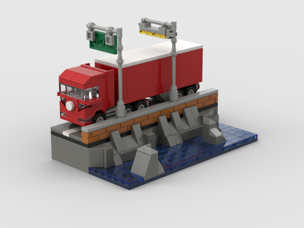 LEGO MOC European Truck Landscape by The__MOC__dude | Rebrickable ...