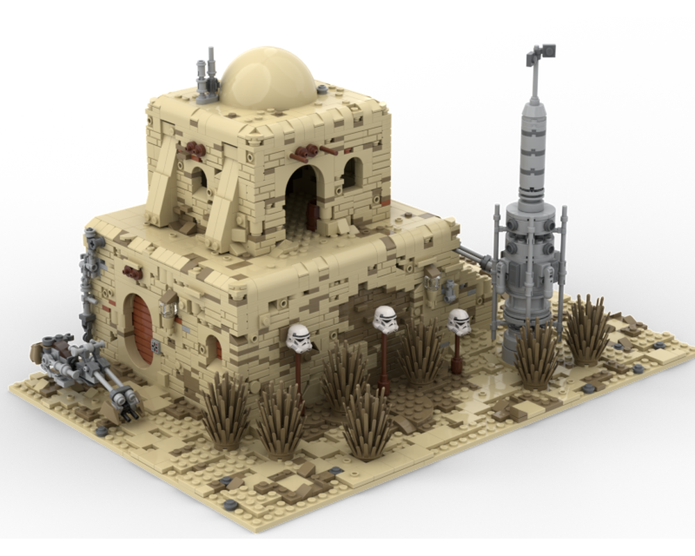 Lego Moc Sw Tatooine House By Sarinoo90 Rebrickable Build With Lego