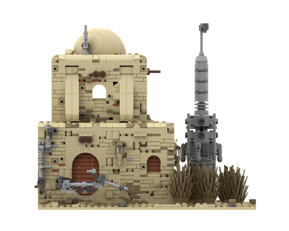 Lego Moc Sw Tatooine House By Sarinoo90 Rebrickable Build With Lego