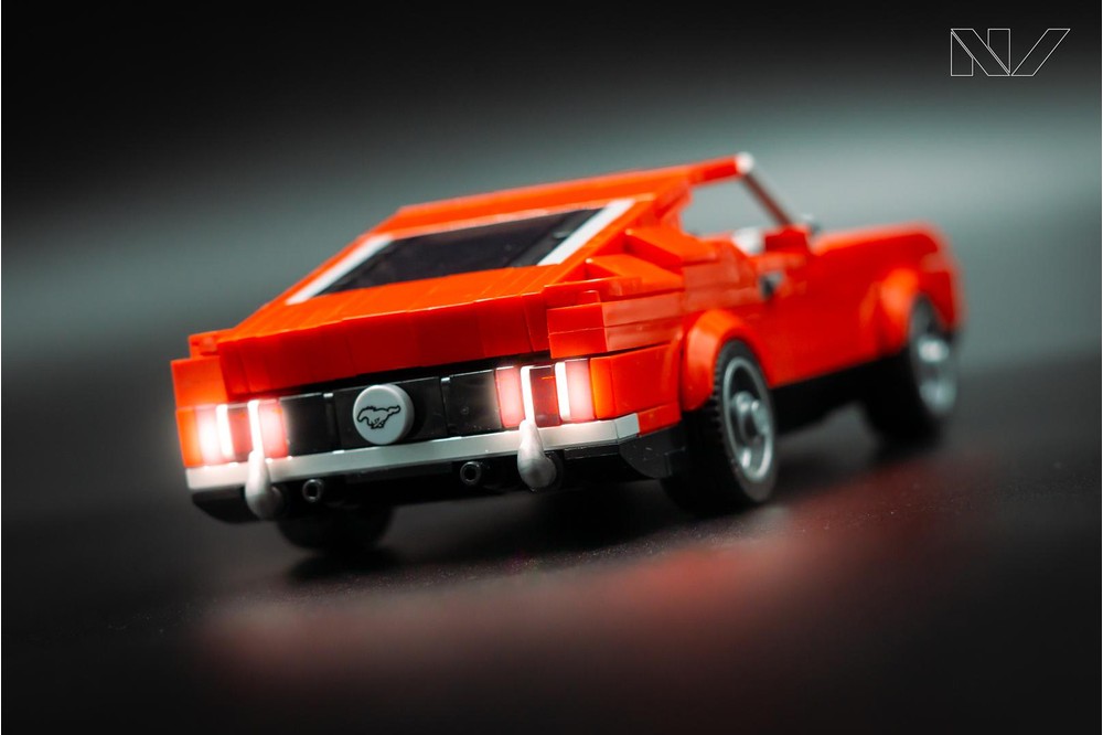 LEGO MOC 1971 Ford Mustang Mach 1 by NV Carmocs | Rebrickable - Build ...
