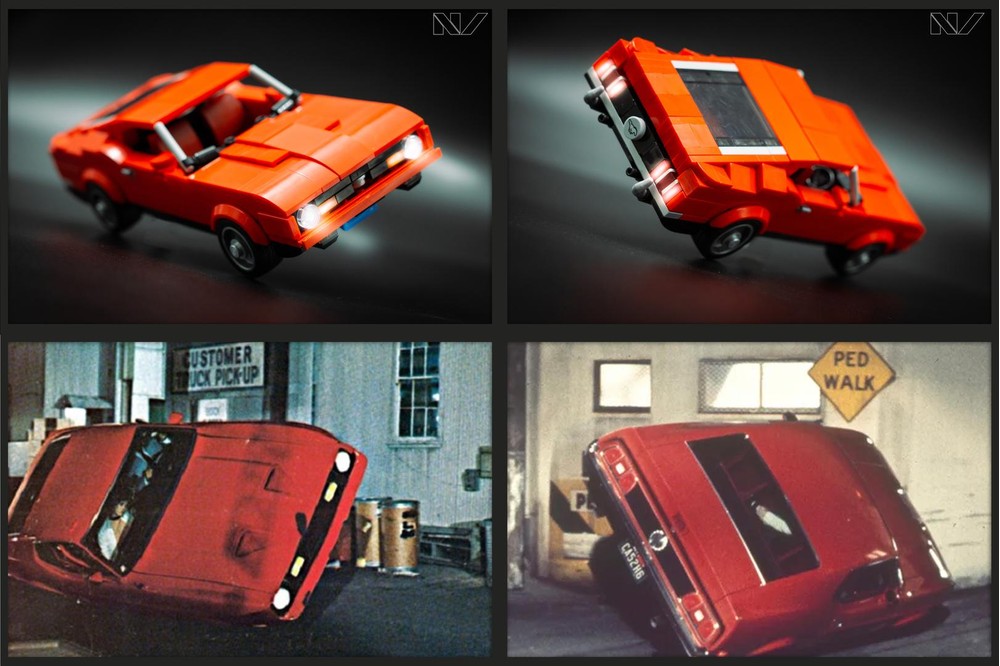 LEGO MOC 1971 Ford Mustang Mach 1 by NV Carmocs | Rebrickable - Build ...