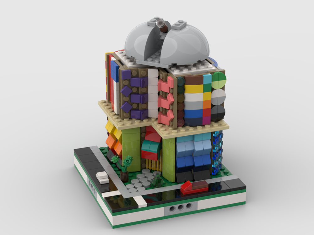 LEGO MOC Micropolis Science City by pcpopper | Rebrickable - Build with ...
