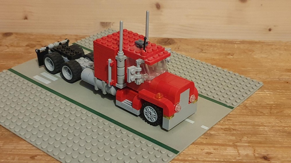 LEGO MOC Old Conventional US Truck by Klemmbausteinmagie | Rebrickable ...